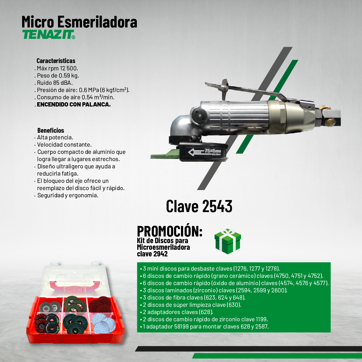Clave 2543 | Austromex | Soluciones en Abrasivos
